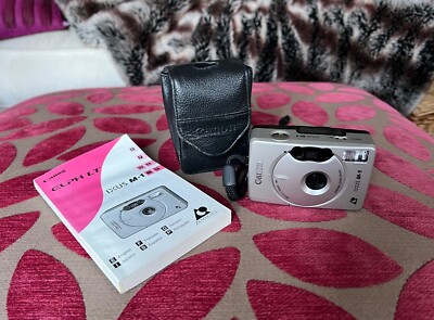 Canon IXUS vintage film camera M-1 with case and instructions | eBay