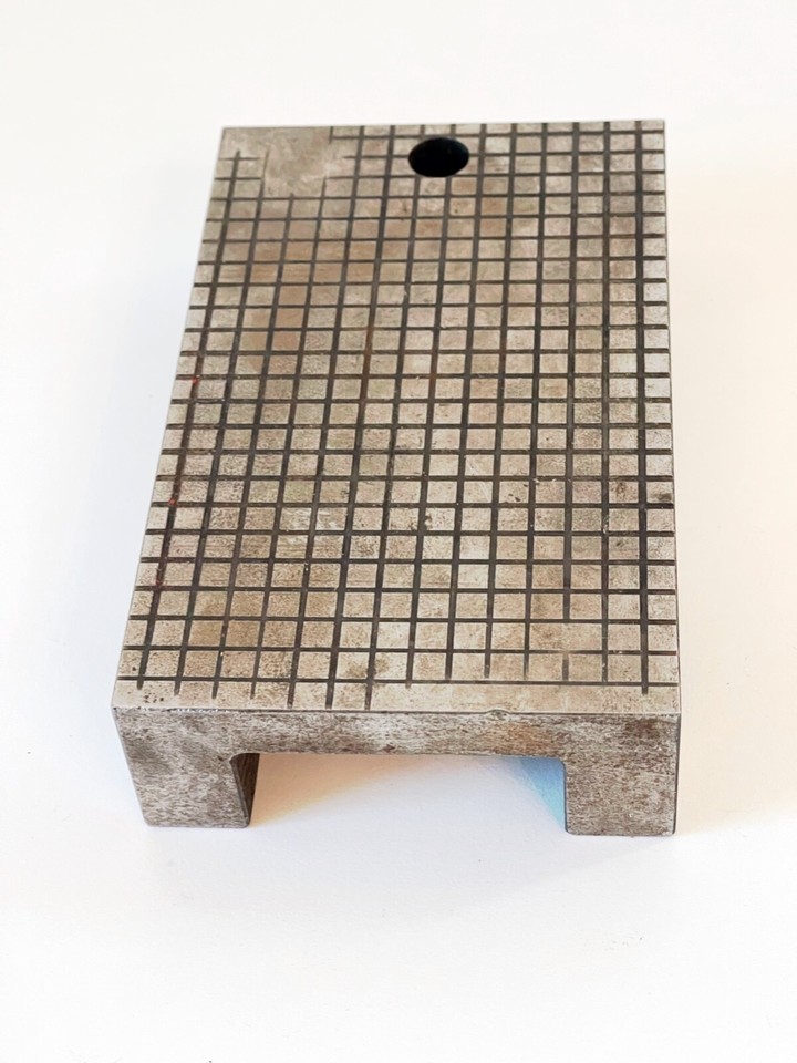 Grooved Machinist Tool & Die Surface Lapping Plate 6" X 3-5/8" X 1-1/2 ...