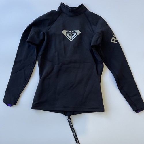 ROXY Quiksilver 1mm Womens Size 8 / 36 Long Sleeve Wetsuit Top Black | eBay Australia