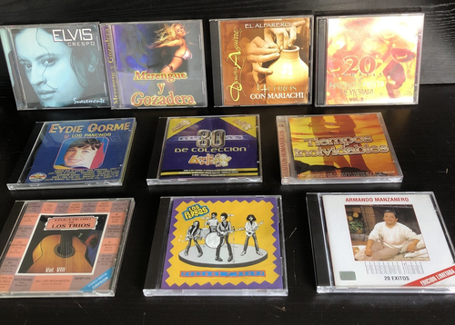 Lot of 10 Music CDs Latin Spanish Mexican Various Artists See photos ...