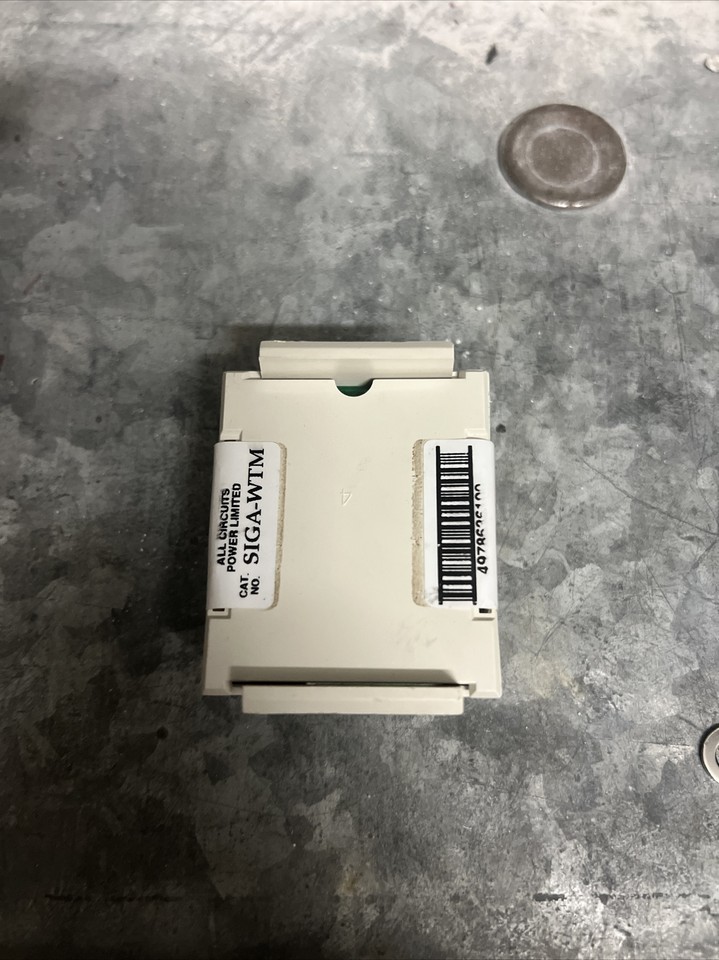 Edwards Systems SIGA-WTM Waterflow Tamper Module | eBay