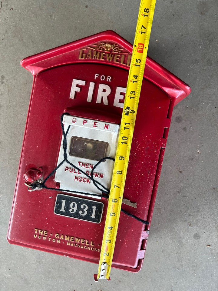 Vintage Gamewell Fire Call Box | eBay