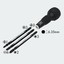 VESSEL PROKON Ball Grip Screwdriver set No.220W-3 Made in JAPAN ...
