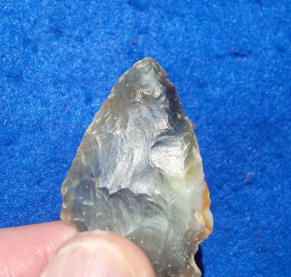 SUPERB 1-5/8" HARDAWAY PALMER OHIO ARROWHEAD Authentic Indian Artifact ...