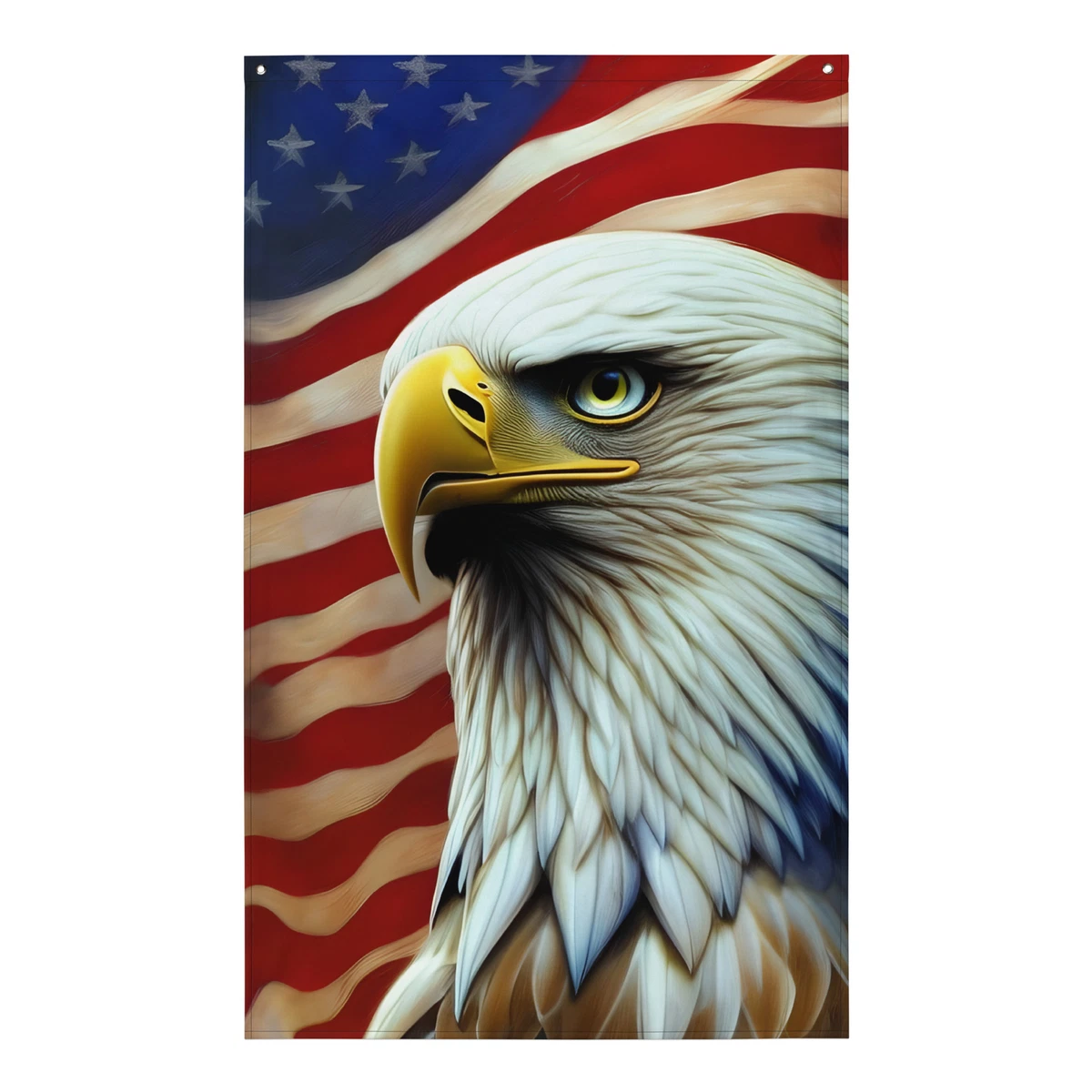 American Flag Eagle Banner