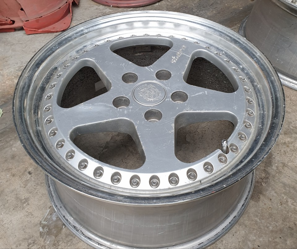 17" JDM Stern Face 2 ii 5 Spoke Wheels for Z31 240sx 180sx 5x114.3 ...