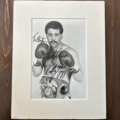 BOBBY CZYZ ~ Signed/Autograph Photo WBA Boxing Light Heavyweight ...