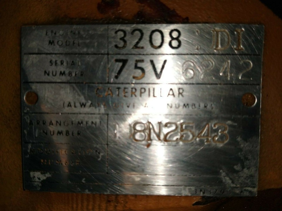 Caterpillar 3208, Marine Diesel Engine Block, 210HP | eBay