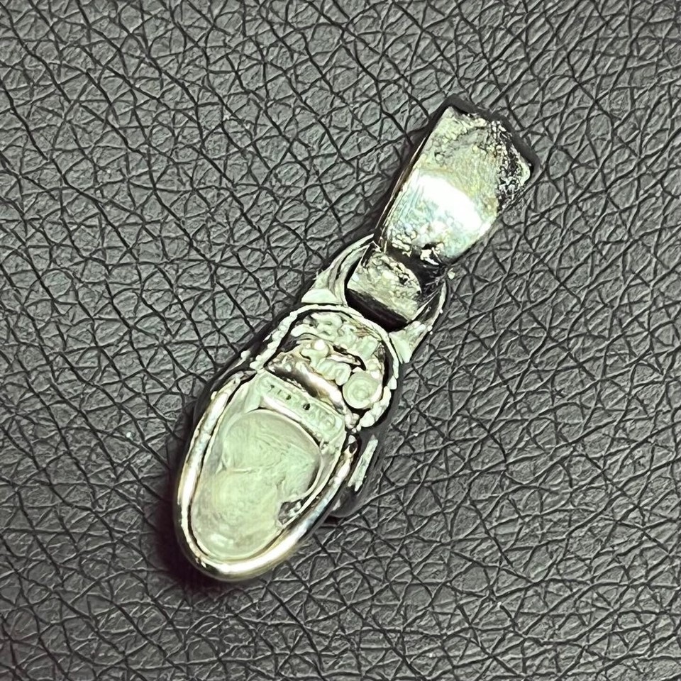 Bill Wall Leather Good Luck Skull Pendant Custom Stone Rhodium Design ...