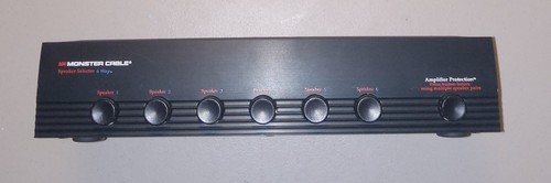 Monster Cable Speaker Selector 6 Way w/Amplifier Protection CLEAN good ...
