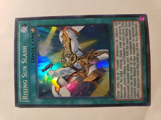 Yu-Gi-Oh! TCG Rising Sun Slash Dragons of Legend DRLG-EN051 1st Edition Super Rare for sale ...