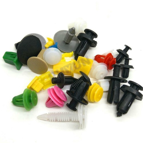 1000Pcs Mixed Plastic Fastener Car Door Panel Fender Bumper Push Rivet ...