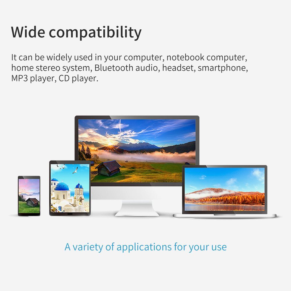 Sound Card 3 in 1 Bluetooth 5.0 Adapter Music Audio Receiver USB ...