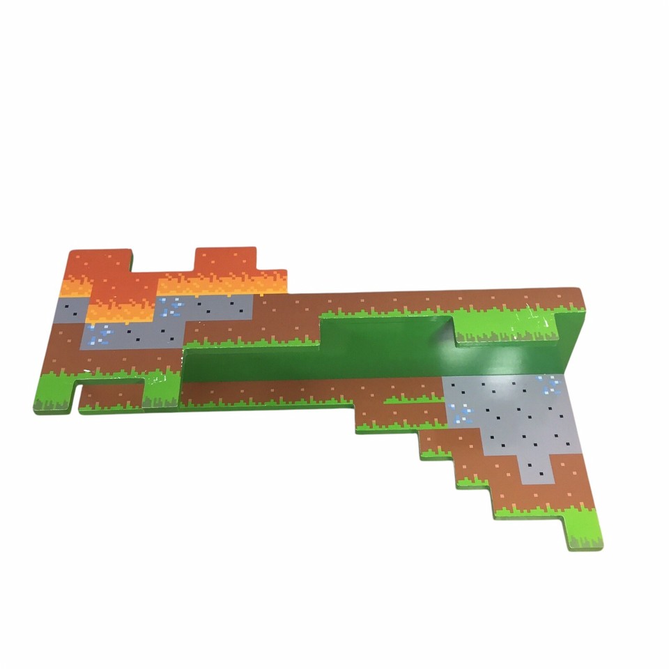 Minecraft Mojang Synergies Overworld Wall Mounted Floating Shelf 24x6 ...