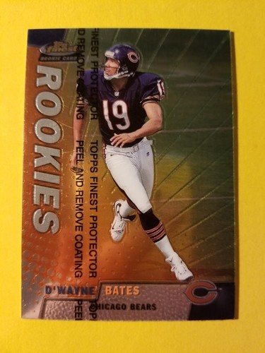 D'WAYNE BATES - RC ROOKIE #174 CHICAGO BEARS - NORTHWESTERN - 1999 ...