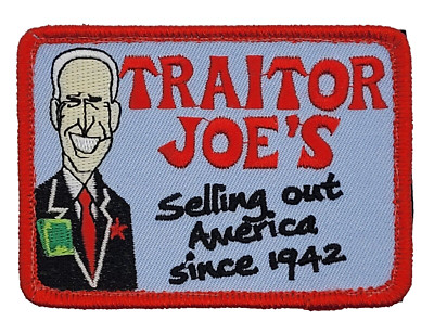 TRAITOR JOE Embroidered Patch For Jackets, Backpacks [HOOK FASTENER] 3. ...
