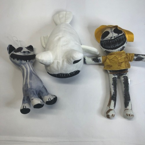 Zoonomaly Plush Toys Lot of 3 Smile Cat Zookeeper Monster Fish | eBay