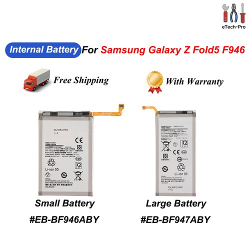 OEM Li-ion Internal Battery Replacement For Samsung Galaxy Z Fold5 SM ...