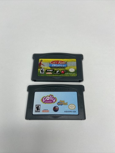 lot of 2 game boy advance games Polly pocket & let’s ride dreamer | eBay
