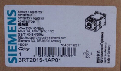 3RT2015-1AP01 1PCS NEW SIEMENS Power Contactor 3RT2015-1AP01 | eBay