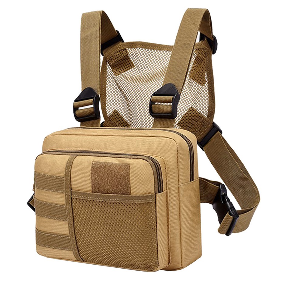 Men's Tactical Chest Rig Bag Recon Kit Pack Combat Front Chest Pouch ...