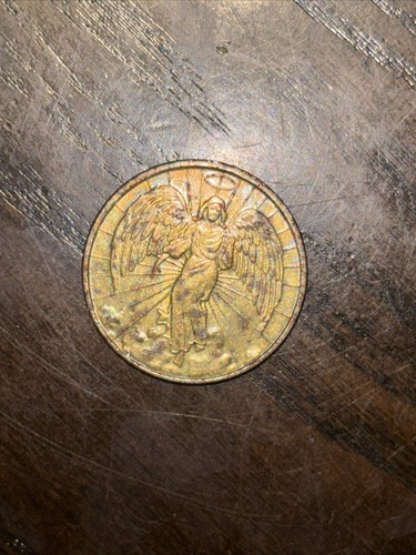 Double Sided Gold Angel Coin - Collector Item | eBay