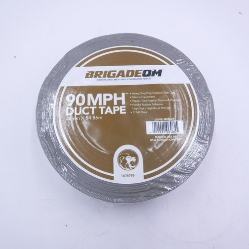 Brigade Quartermasters Bqm 90 MPH Duct Tape 2" X 60 Yd Olive MT602 ...