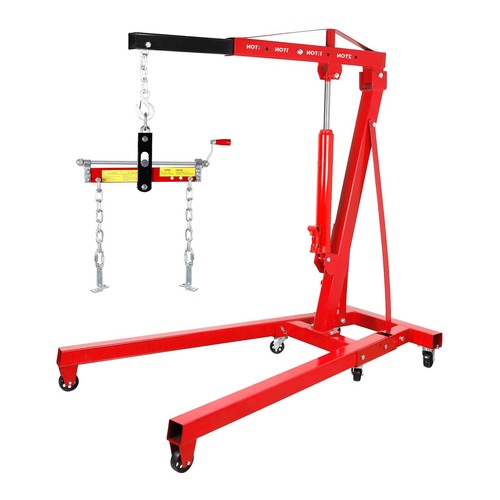 2 Ton Engine Hoist Heavy Duty Folding Hydraulic Engine Crane Hoist with ...