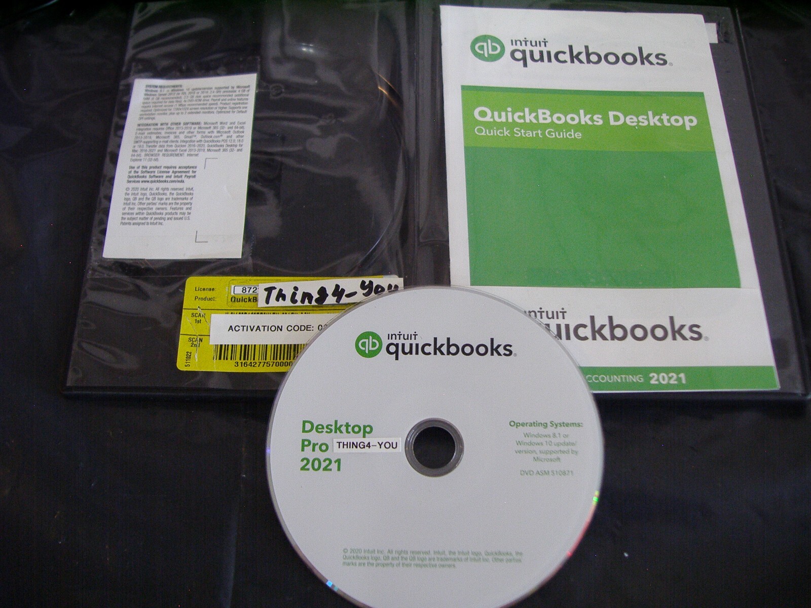 Intuit QuickBooks Desktop Pro 2021 Accounting Software for Small ...
