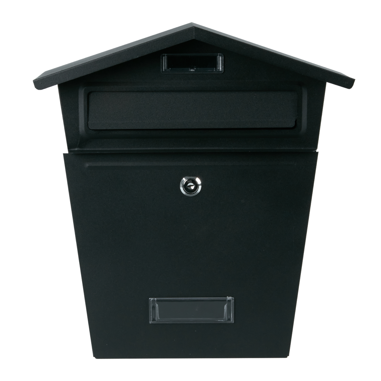 NEW LARGE OUTDOOR STEEL POST BOX POSTBOX LOCKABLE LETTER MAIL WALL ...