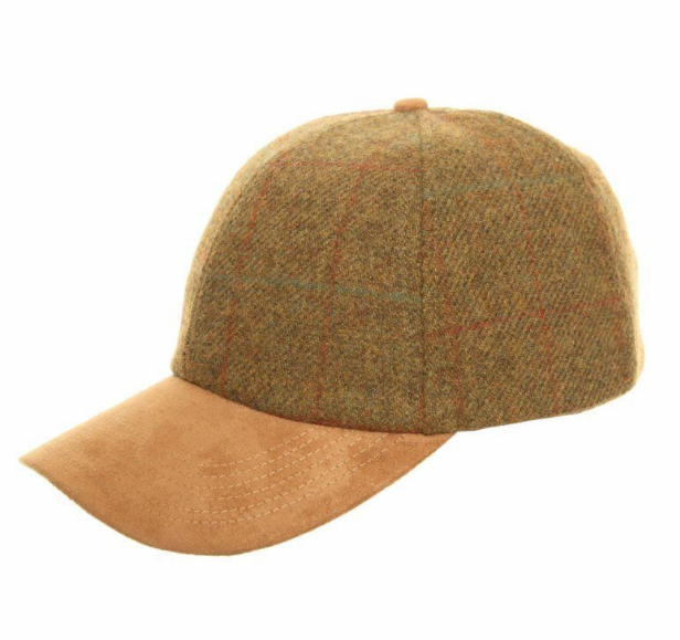 Tweed Baseball Cap 100% Wool Teflon Coated Hat | eBay UK