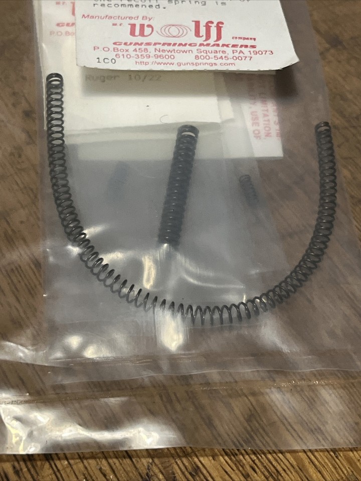Wolff 4 Spring Set For Ruger 10/22 New | eBay