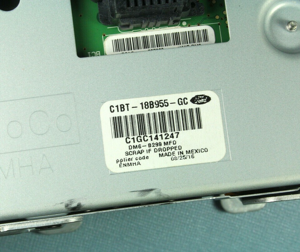 2013-2016 Ford Fiesta SYNC2 6.5" Touch Screen Radio Display CIBT-18B955 ...