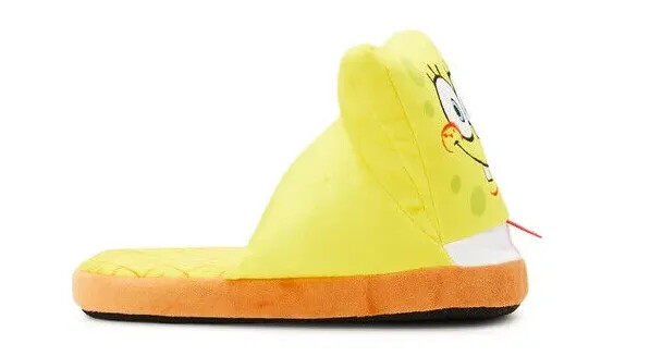 SpongeBob SquarePants Women’s 3D SpongeBob and Patrick Scuff Slippers ...