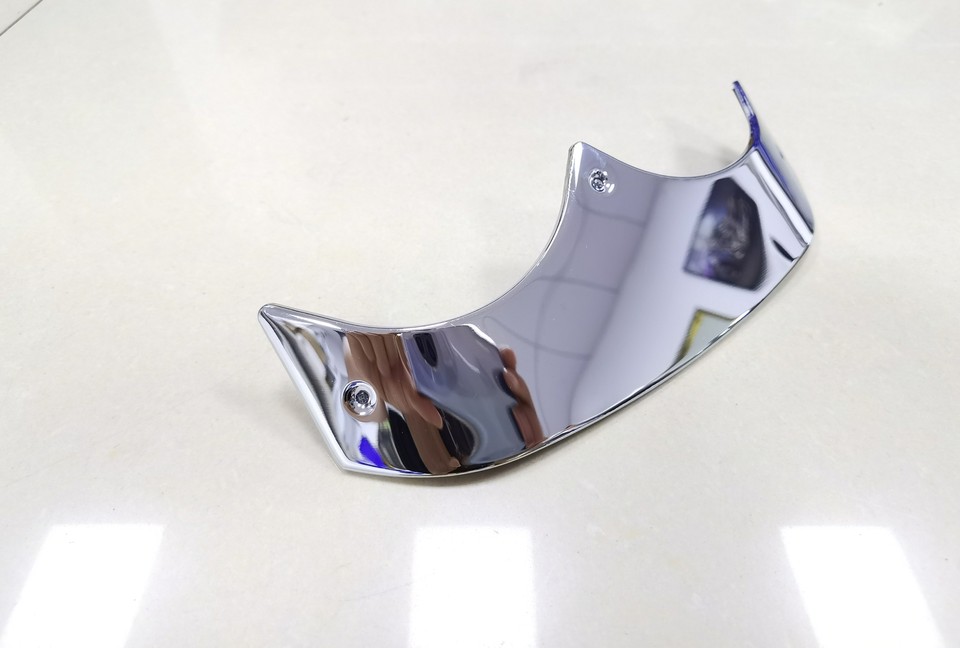 Chrome Rear Trailing Fender Tip Edge Trim Fit For Harley Fat Boy FLSTF ...