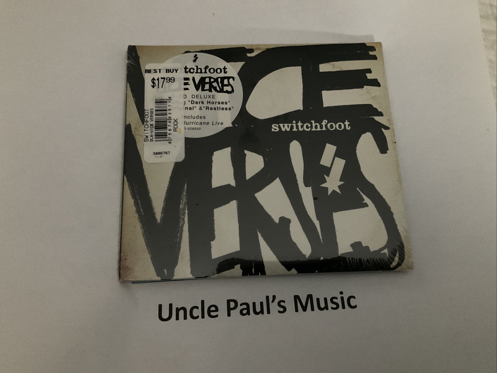 Vice Verses [Deluxe Edition] [Digipak] by Switchfoot (CD, Sep-2011, 2 Discs, Atlantic (Label ...