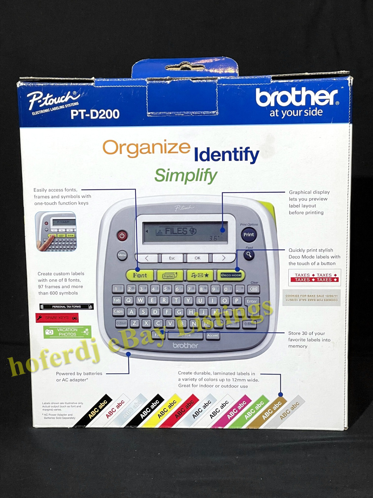 Brother P-Touch PT-D200 Label Thermal Printer for sale online | eBay
