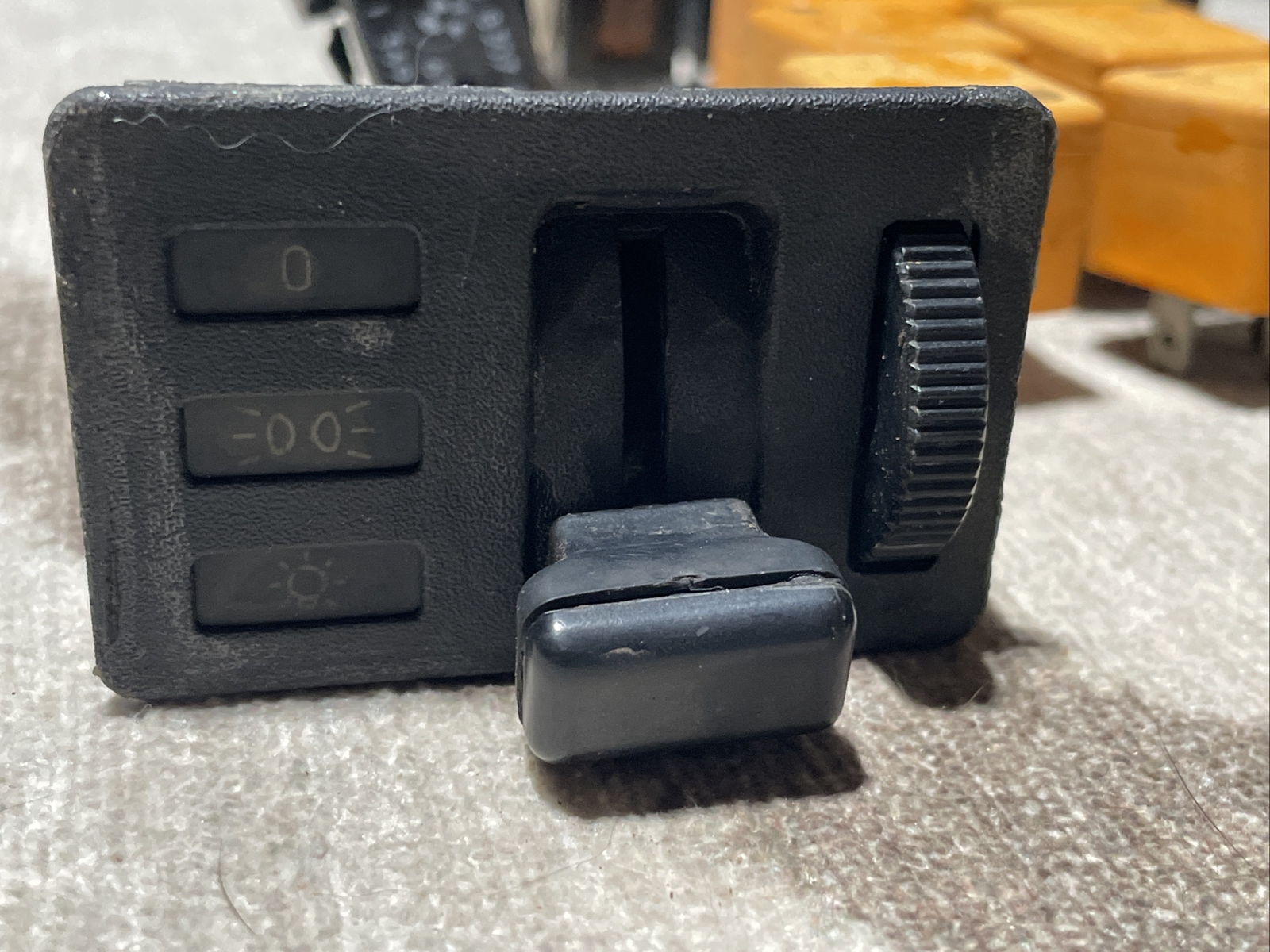 Lot of OE BMW E28 E30 Power Window Buttons Relays Trim Red Marker ...