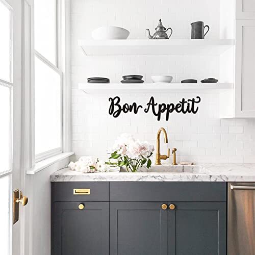 Bon Appetit Wall Décor Bon Appetit Metal Wall Sign Farmhouse Kitchen ...