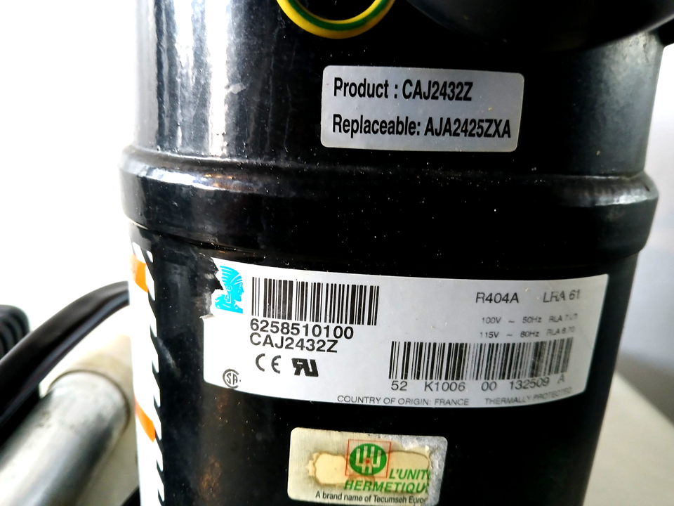 TECUMSEH 6258510100 CAJ2432Z REFRIGERATION COMPRESSOR 115V W/ RELAY ...