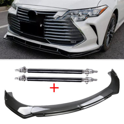 For Toyota Avalon Carbon Fiber Style Front Bumper Lip Spoiler Body Kit ...