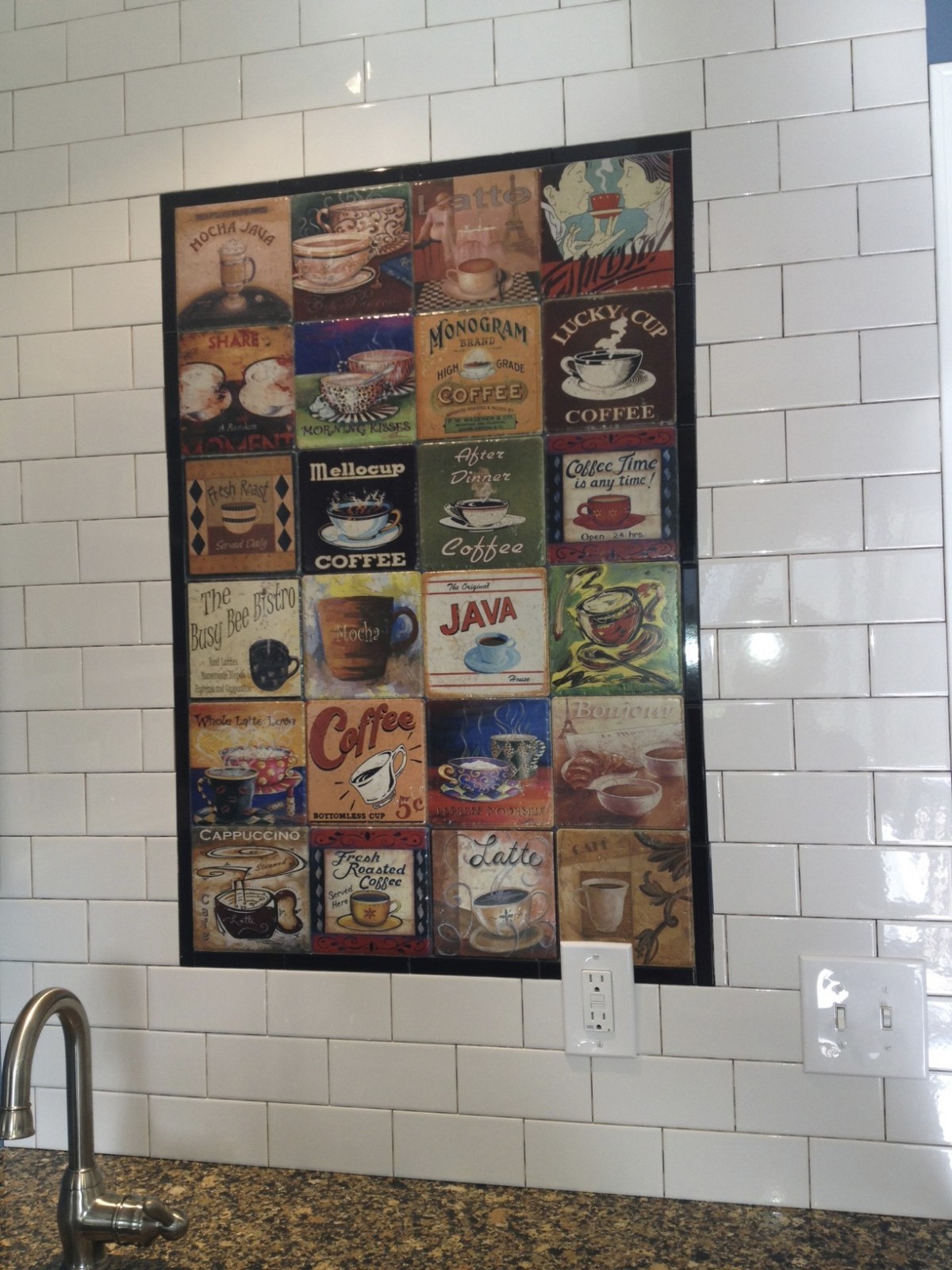 15 Colorful Tiles Mural Ceramic Art Decor Coffee Lables Backsplash Bath ...