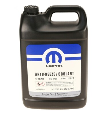 Genuine OEM Mopar Concentrate Orange 1 Gallon MS-9769 Engine Coolant ...