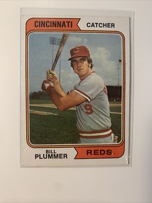 1974 Topps #524 Bill Plummer Reds | eBay