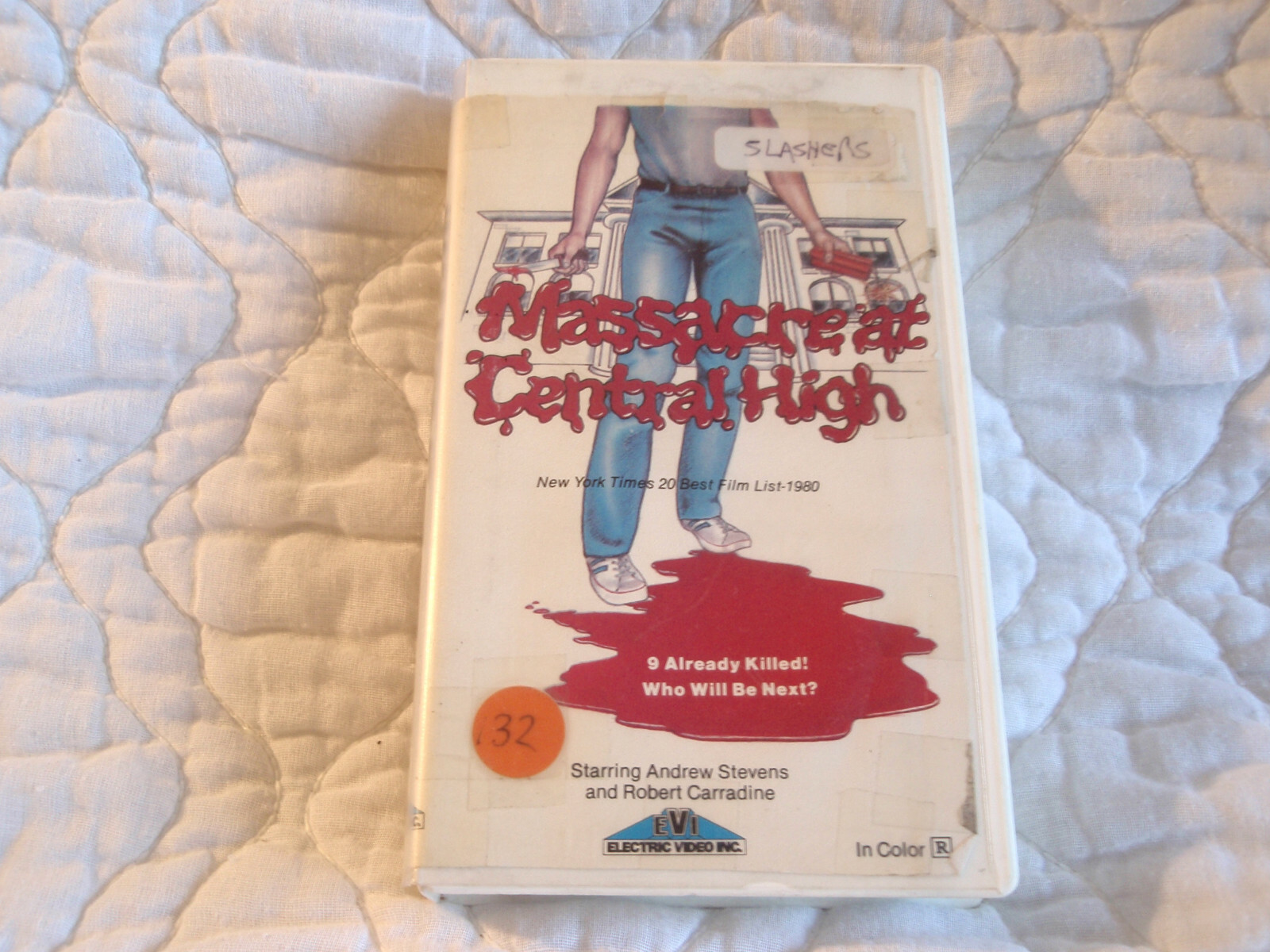 MASSACRE AT CENTRAL HIGH VHS 70'S SLASHER HORROR SCHOOL BULLYING GANG ...