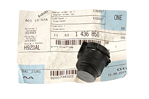 Genuine BMW E39 E53 E60 E60N E61 Sealing Blind Plug D=18MM OEM ...