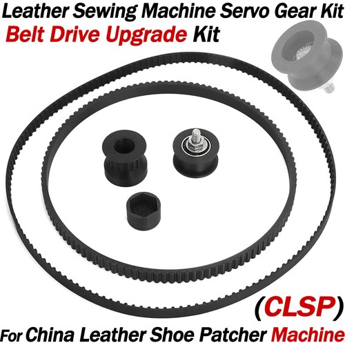 Leather Sewing Machine Servo Gear Belt Kit For China Leather Shoe ...