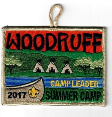 Boy Scout Camp Woodruff 2017 Summer Camp Leader Patch | eBay