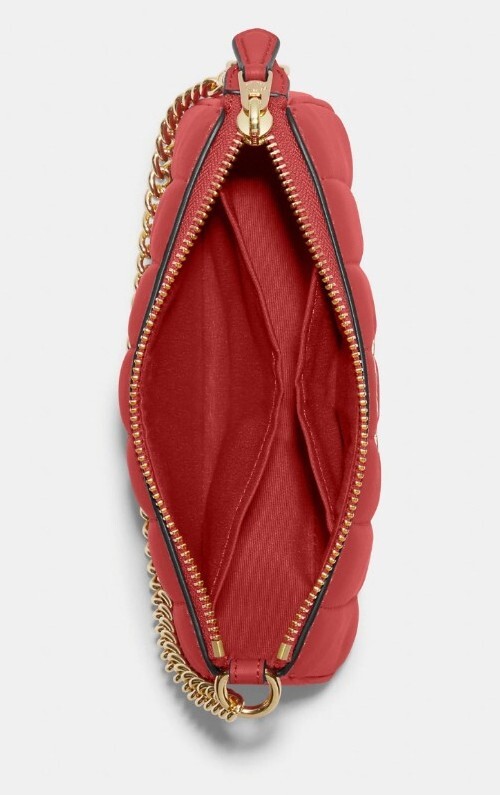 COACH LEATHER NOLITA 19 CHAIN WITH LINEAR QUILTING RED APPLE C8302 for ...