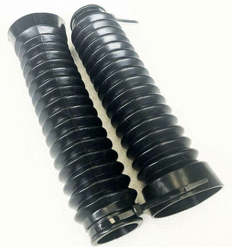 Motorcycle Fork Front Shock Absorber Rubber Cover Gaiters Boots 35mm ...
